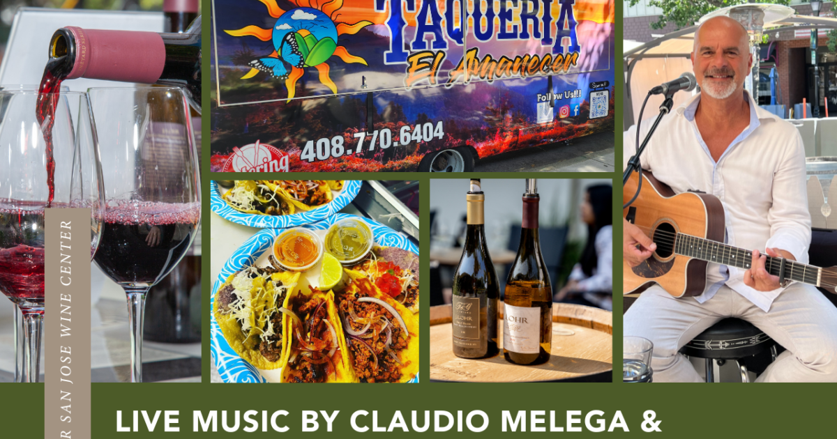 Live Music by Claudio Melega & La Amanecer Taqueria Pop-Up | J. Lohr